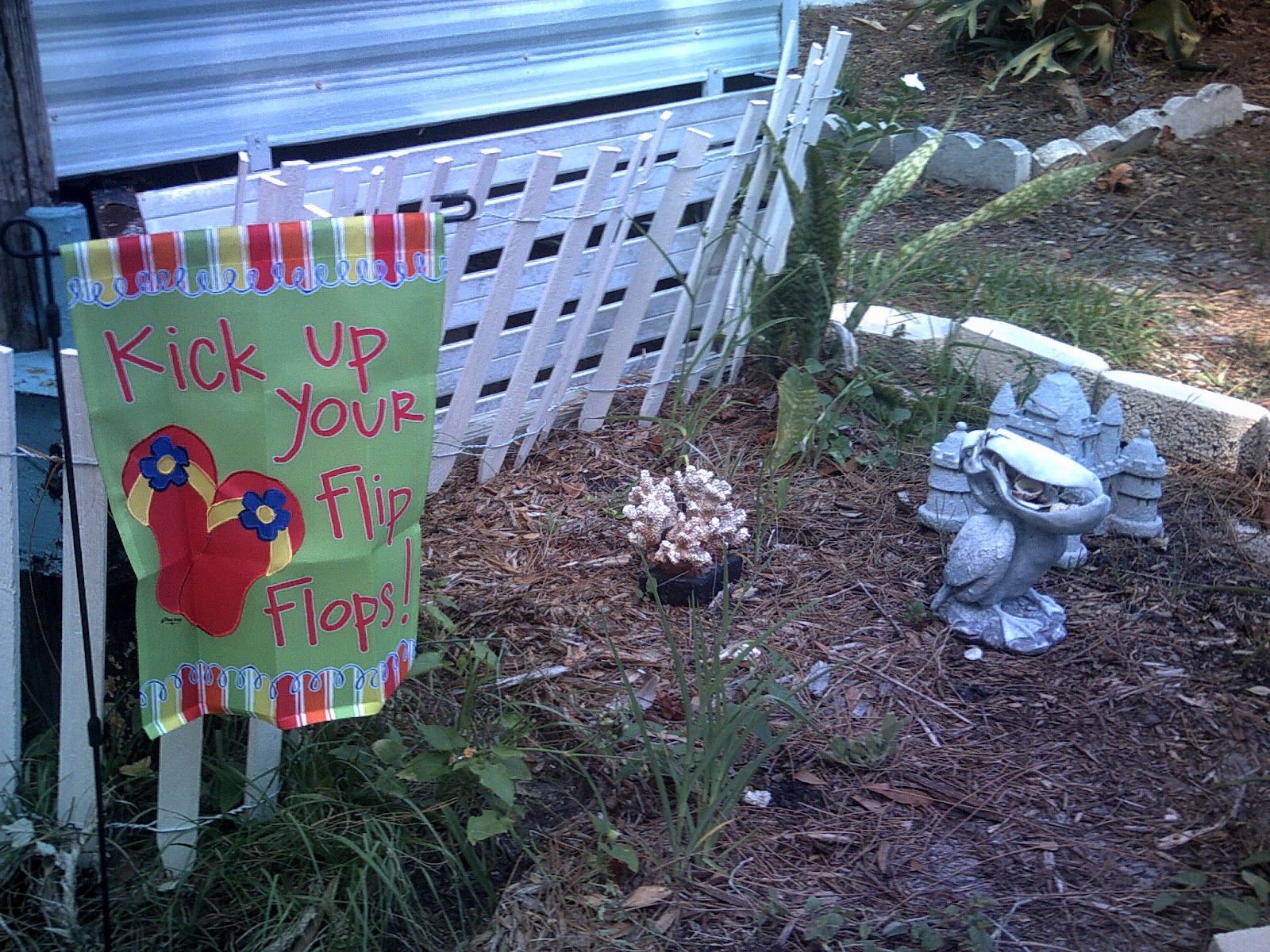 The Journey's End: Landscaping with sea shells...