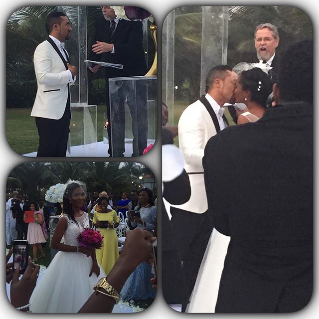 Majid Michel and wife renewed their wedding vows today - Kemi Filani News