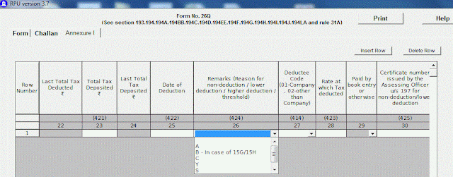 Tds Tax India: e-TDS :- Value of Flag in TDS Return