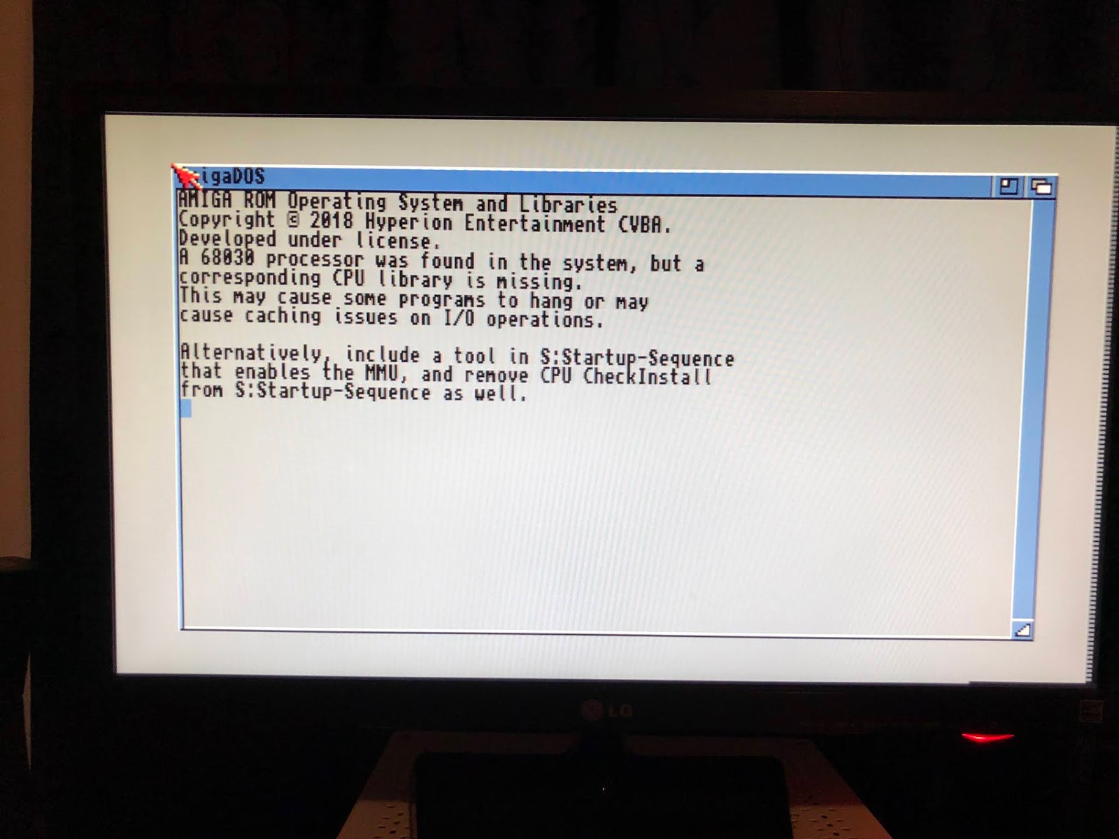 Epsilon's World: AmigaOS 3.1.4 on A500