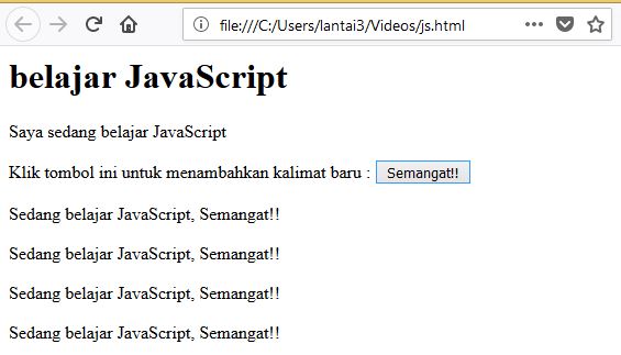 BELAJAR JavaScript 4 Cara Menjalankan Kode Program ( Pemula )