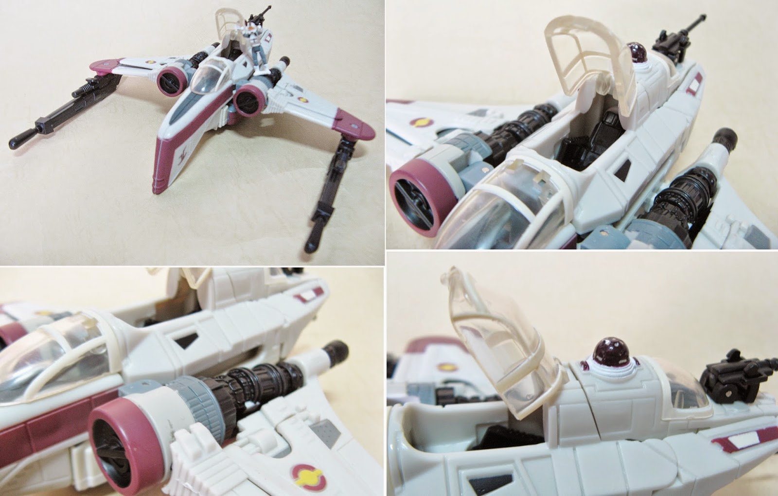STAR WARS TRANSFORMERS : ARC 170 STARFIGHTER/CLONE PILOT星戰變形金剛 :ARC 170 ...
