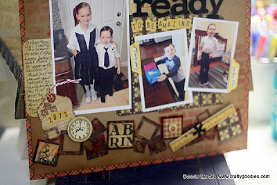 crafty goodies: Clear Scraps ~ sprucing up an acrylic border!