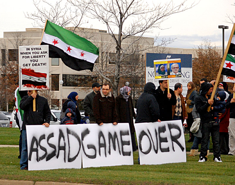 Dissolving Detroit: Syrian Americans Demonstrate for Homeland Democracy