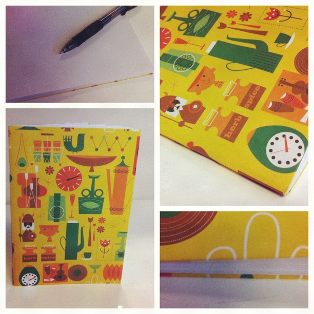 nineteenseventythreeltd: Paper Craft. Covered Notebooks.