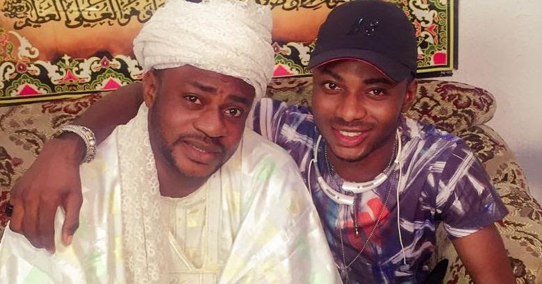 Star Actor Odunlade Adekola & First Son Spotted On Sets (PHOTOS)