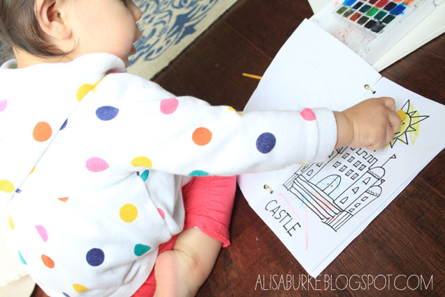 alisaburke: handmade coloring book