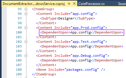 hello this is a heading: TFS 2015 build configurations and config transforms