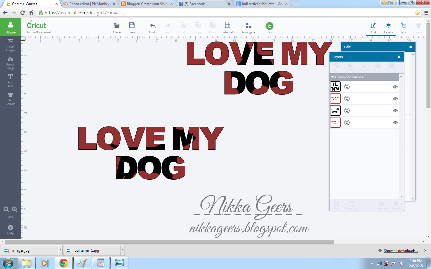 Create your Vision: Cricut Explore Tutorial - Knockout Text Tutorial