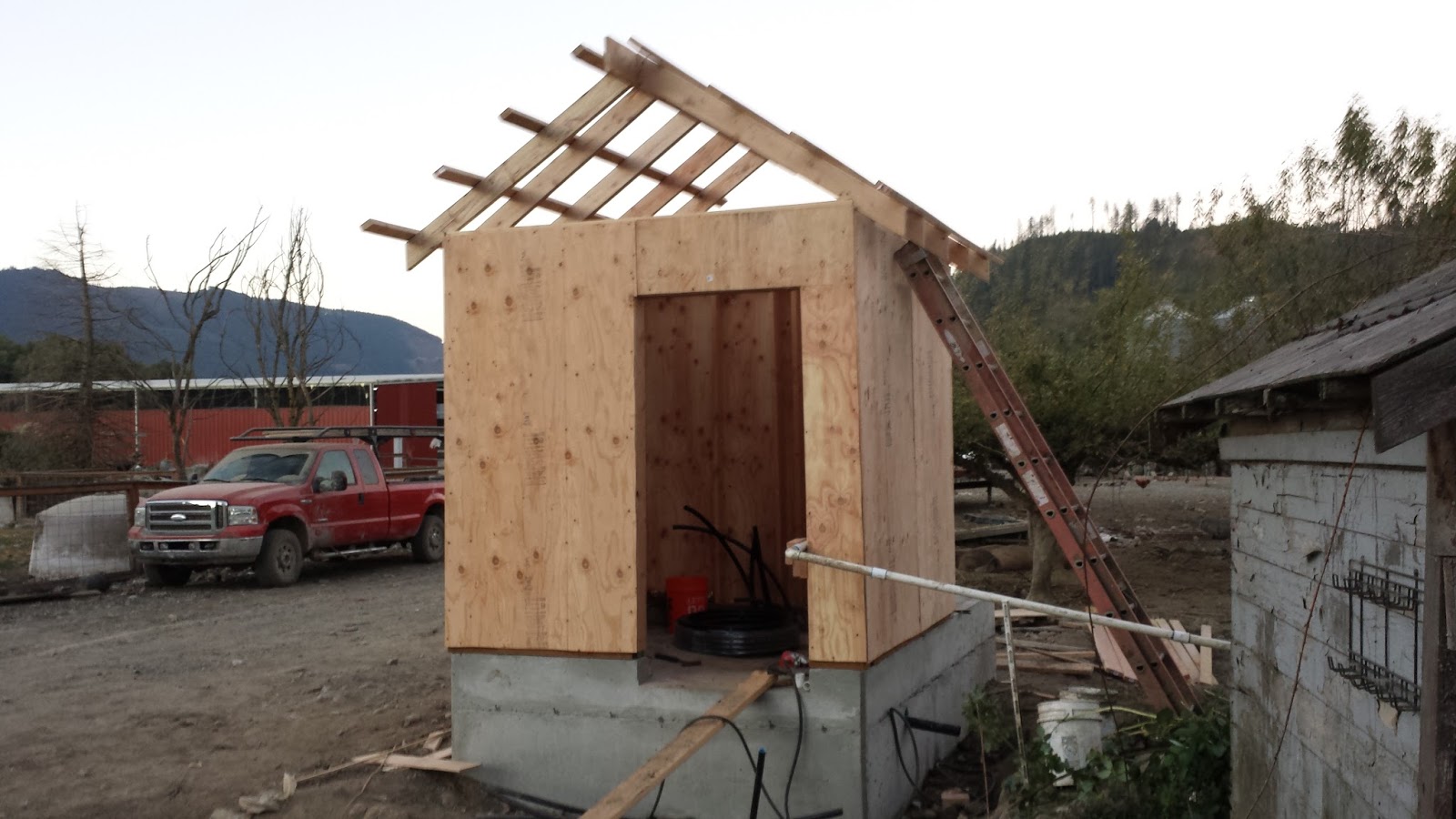 meat: Rebuilding the well house