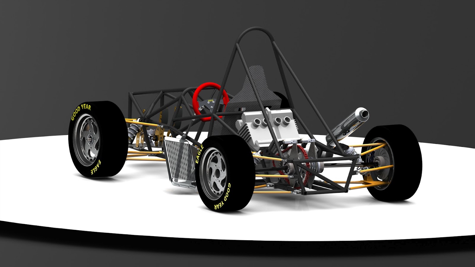 Formula SAE Project: Solidworks Complete car design!