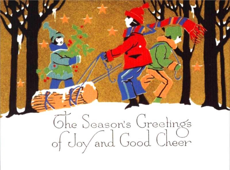 A Collection of 20 Stunning Vintage-Inspired Christmas Cards ~ Vintage ...