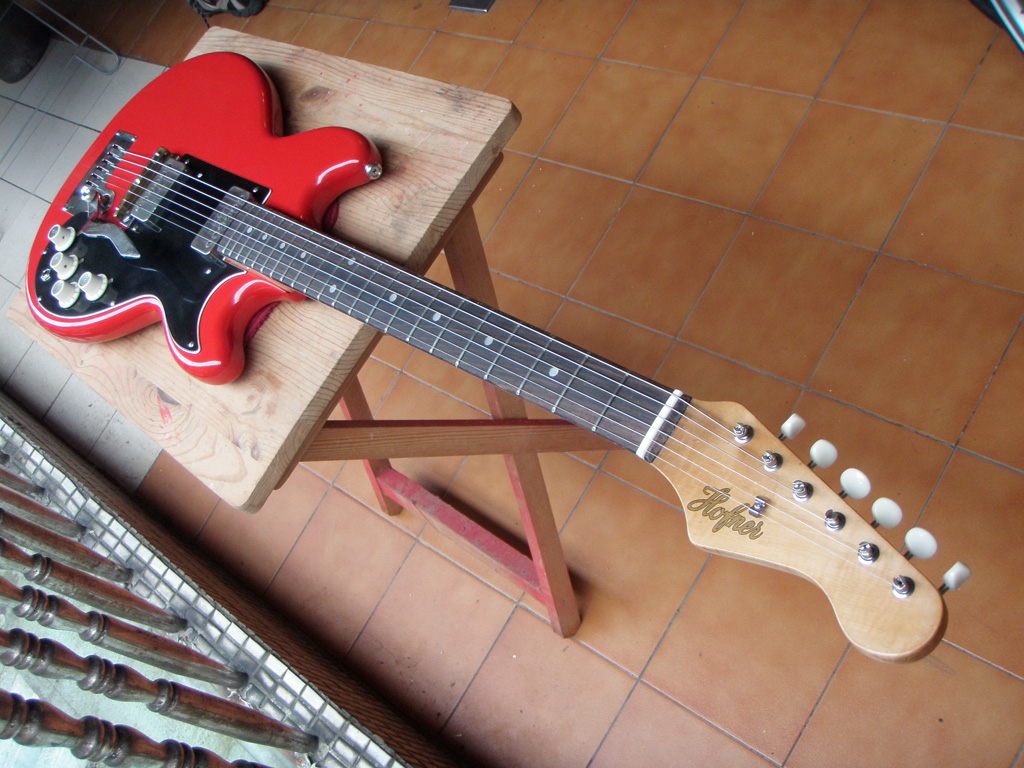 Hofner Colorama II restoration project (part 20) - Putting it all back ...