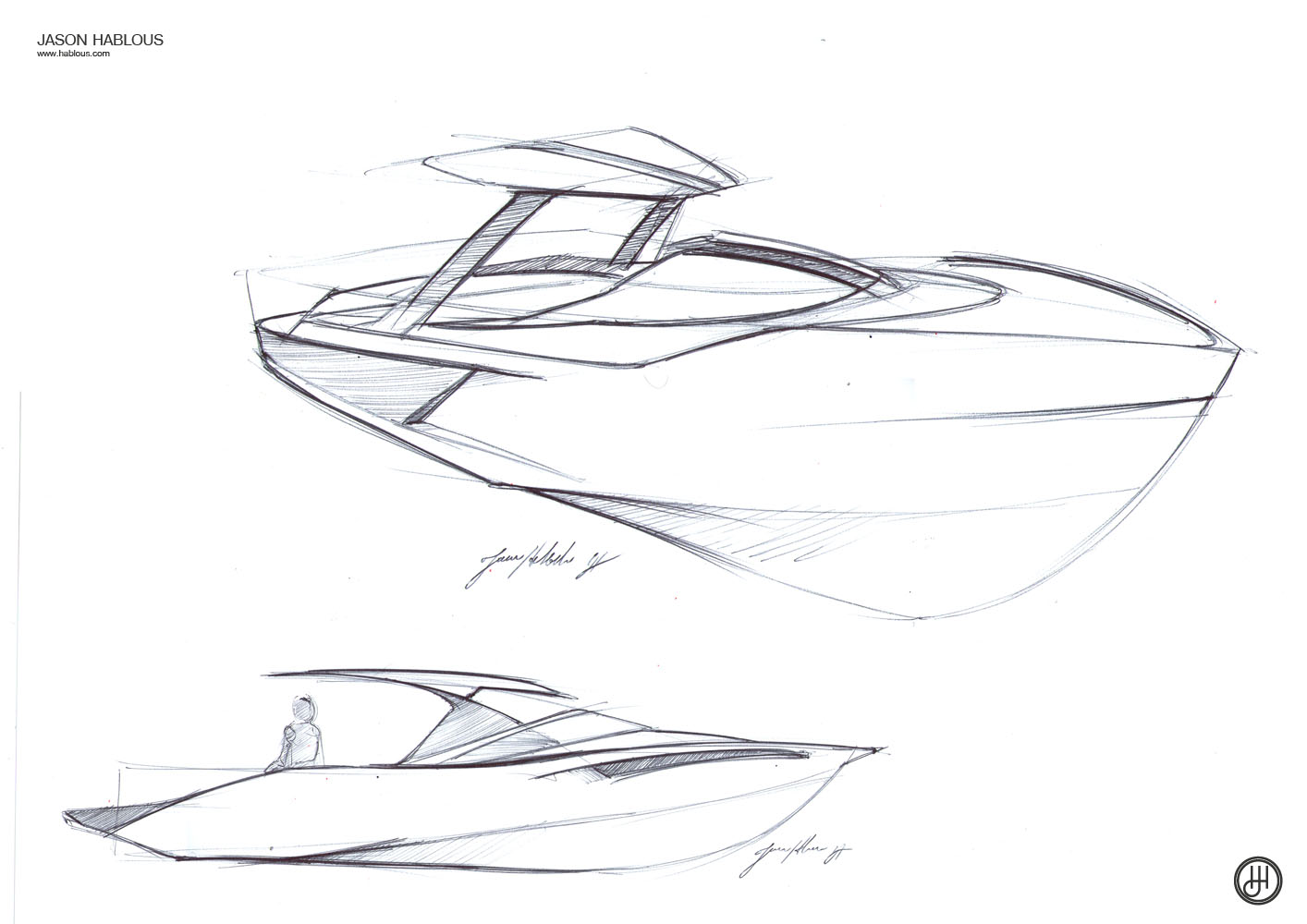 Jason Hablous Design: 33ft weekender boat design