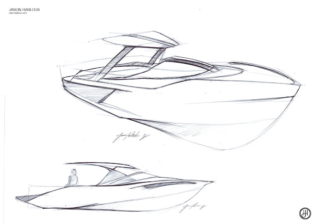 Jason Hablous Design: 33ft weekender boat design