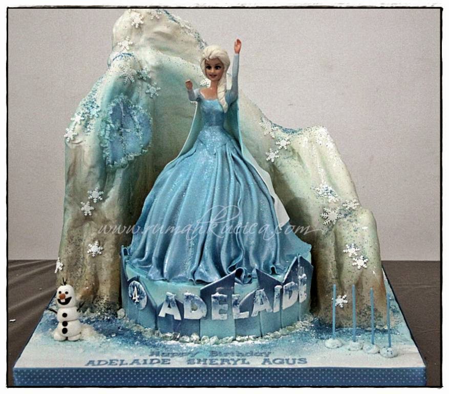 ELSA FROZEN BIRTHDAY CAKE VERSION3