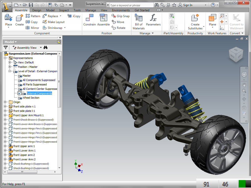 Autodesk Inventor-Basit Şekil Çizimi