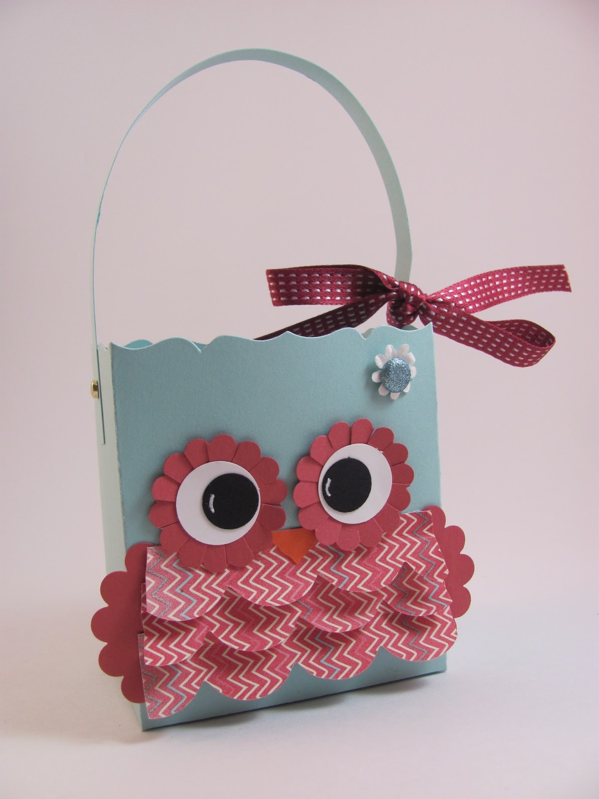 Unique ink: Fancy Favor Owl Box
