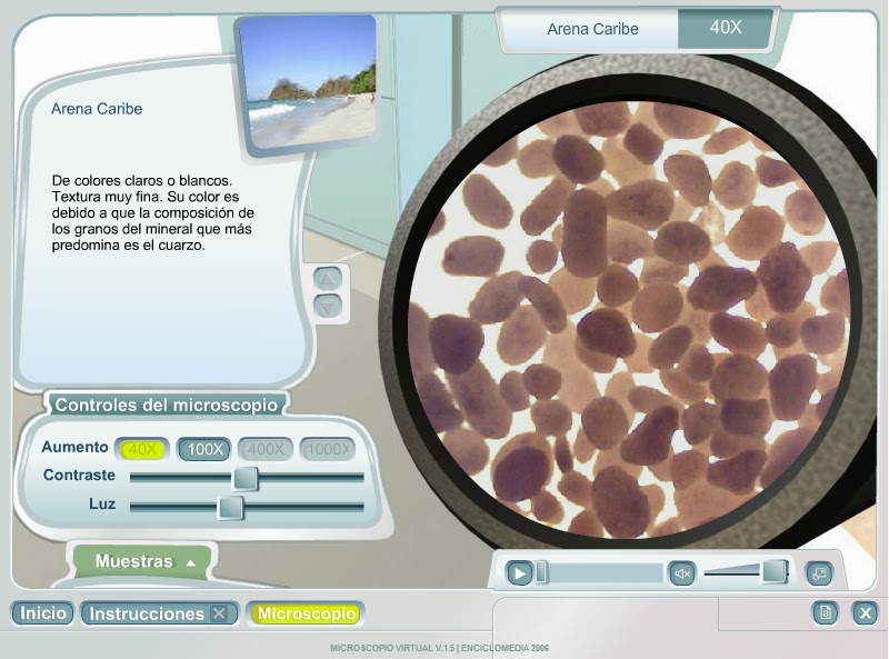 EL MICROSCOPIO: El microscopio virtual e interactivo de Enciclomedia