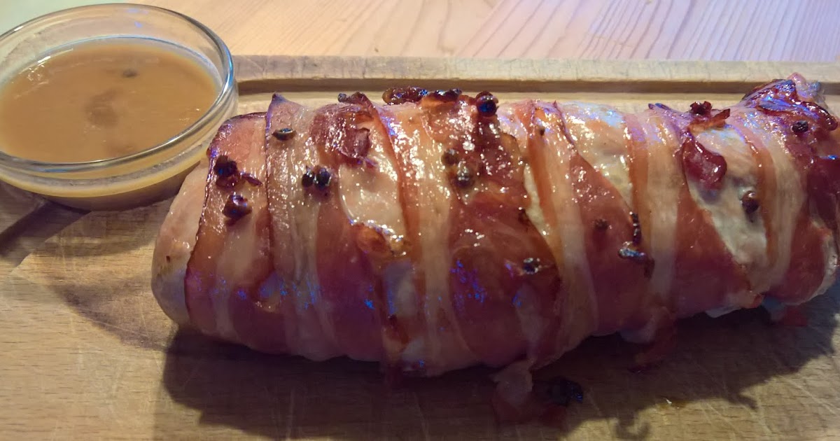 Filet mignon au lard ,baie rose et sirop d'érable