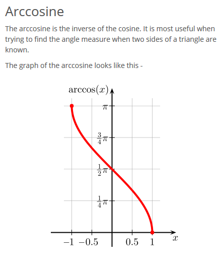 Z67 - Science reports: Math 154 - arc-cosine and waco and the toilet arm