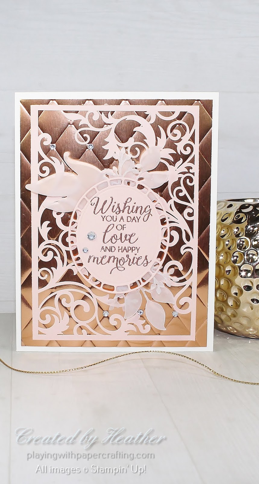 Playing with Papercrafting: Beautifully Detailed Wedding Cards