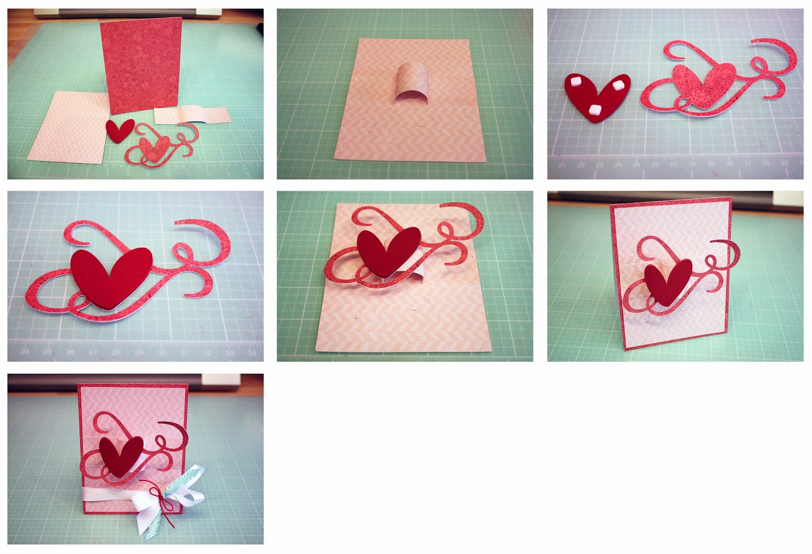 A2 Swirly Heart Pop-Up Card | Bits of Paper