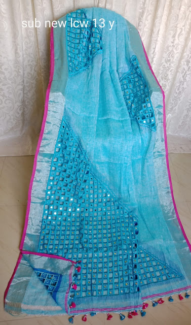 Lenin Cut Work Sarees