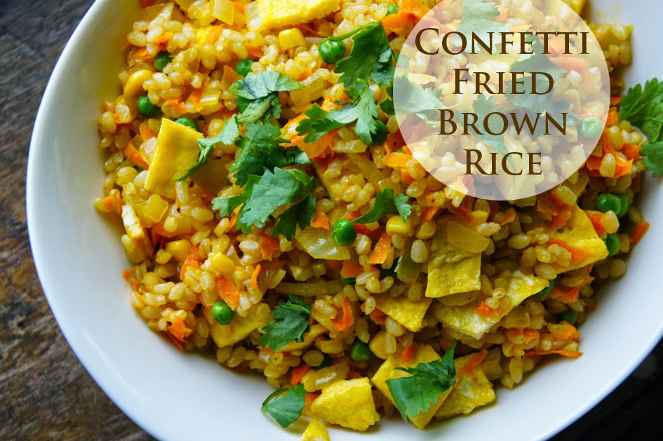 Kid Can Eat!: Confetti Fried (Brown) Rice