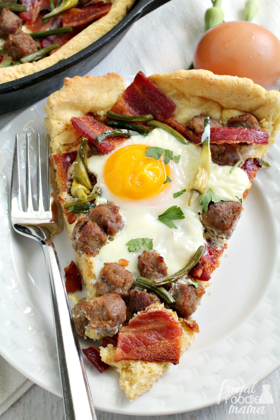 Frugal Foodie Mama: Farmers Market Breakfast Pizza