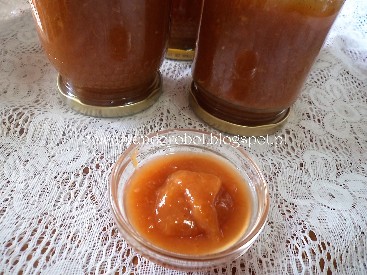 Bimby - Doce de pêssego aromatizado com laranja