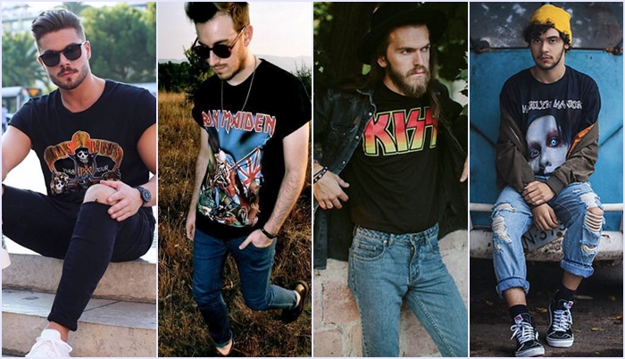 Trending: Camiseta de banda para looks masculinos - Vini Pratez | Moda ...