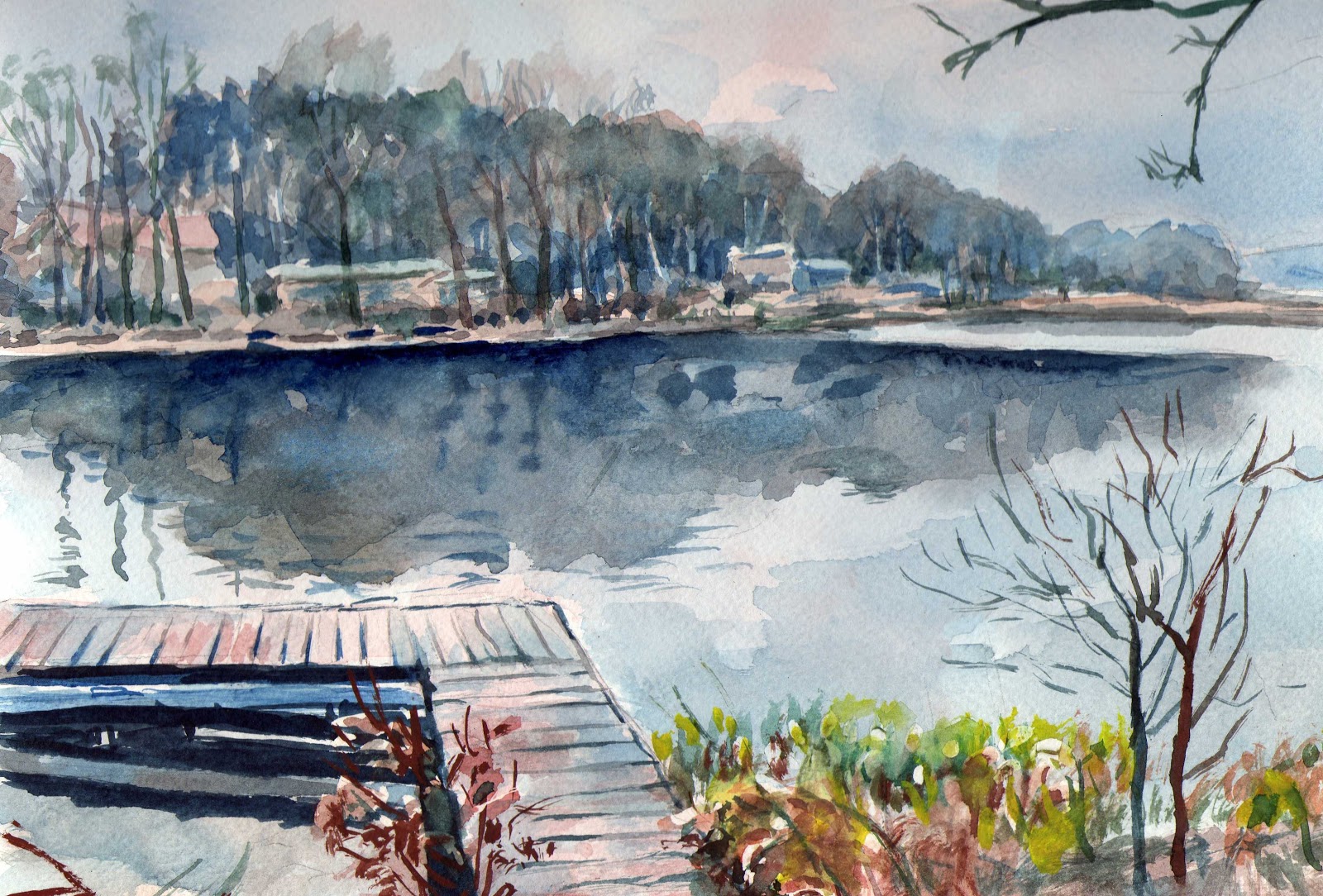 Akwarele krajobrazu: Akwarele-Galeria