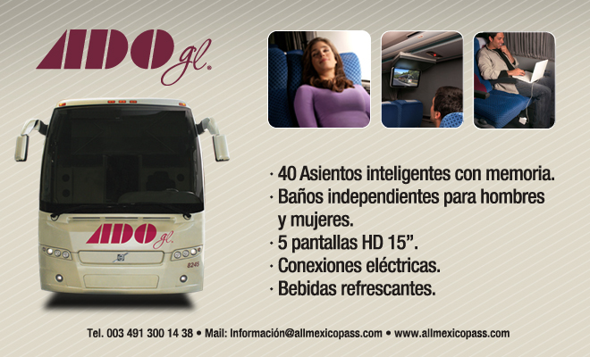 Guía del Viajero en México: Historia de ADO GL