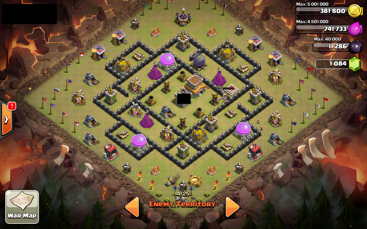 COC BASE 99: TH 8 War Base 11