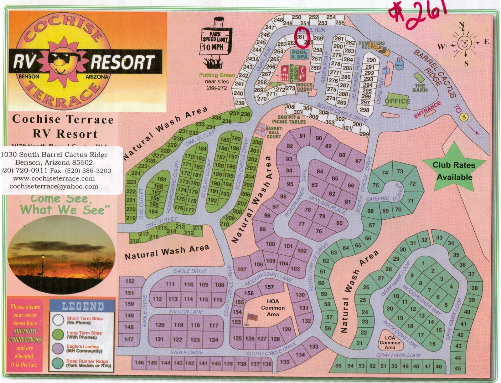 The Frugal Fulltimer: Benson Arizona - Cochise Terrace RV Resort Review
