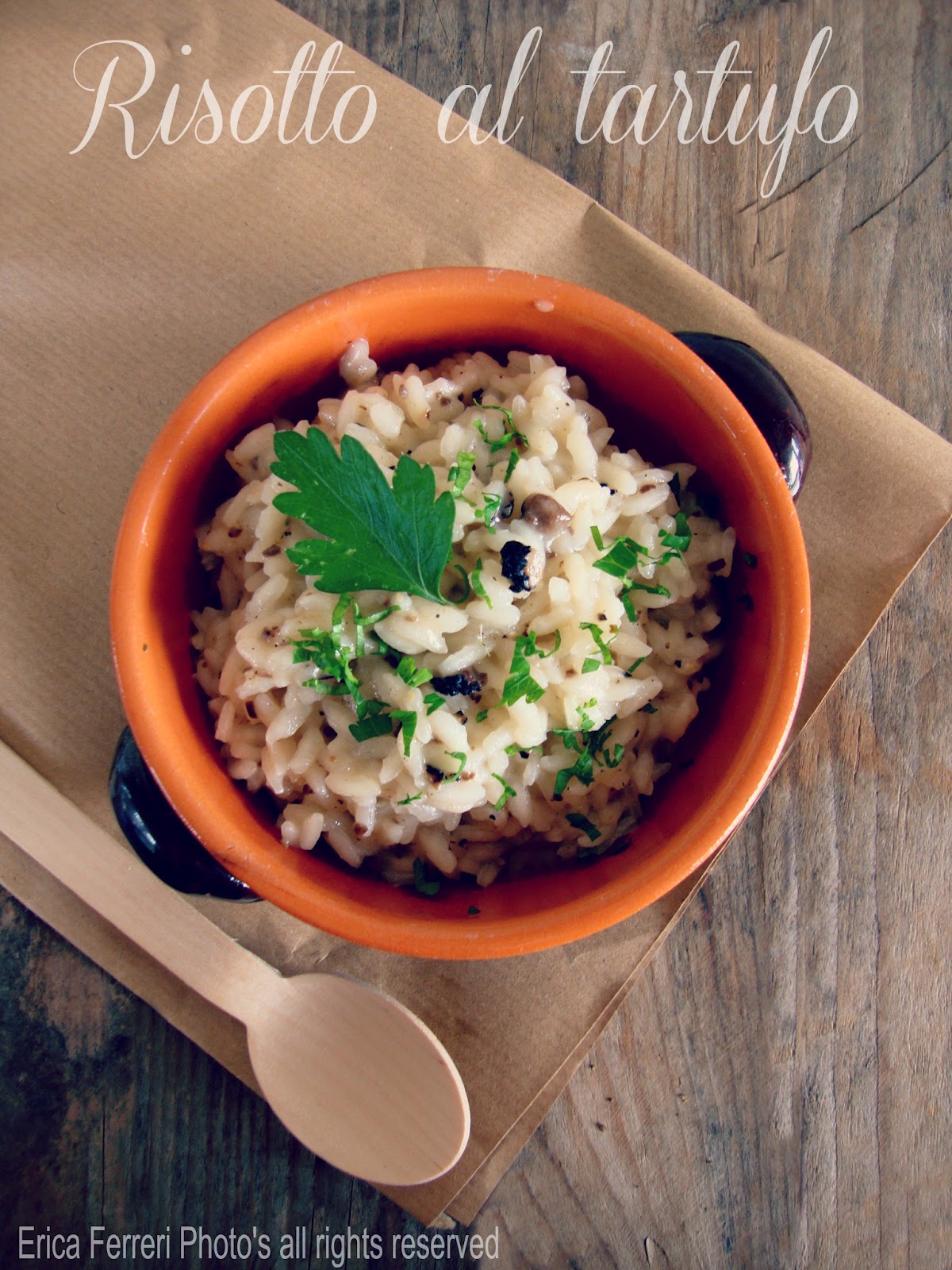 Ogni riccio un pasticcio - Blog di cucina: Risotto al tartufo nero