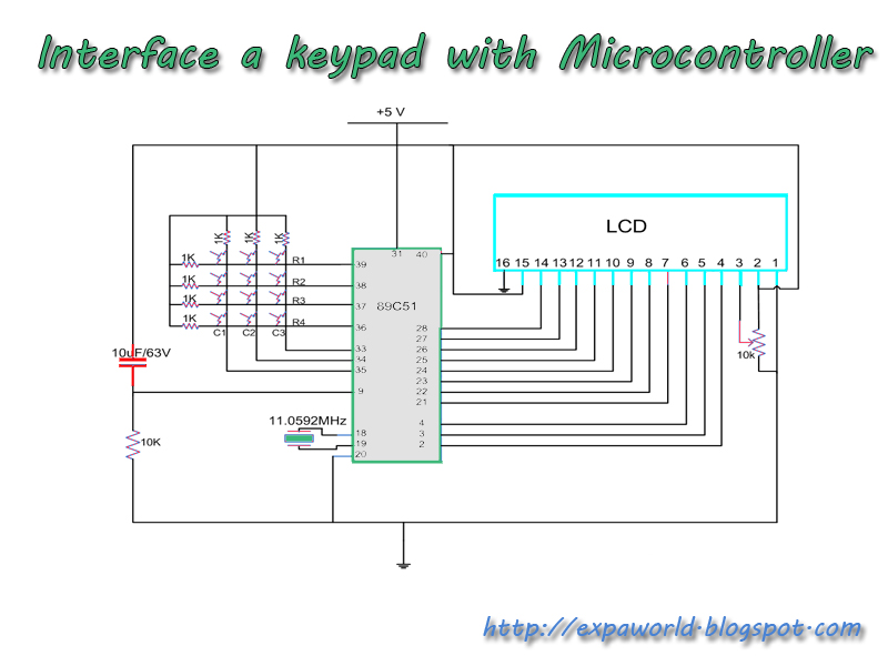 World Of Embedded Interface A Keypad With Microcontroller
