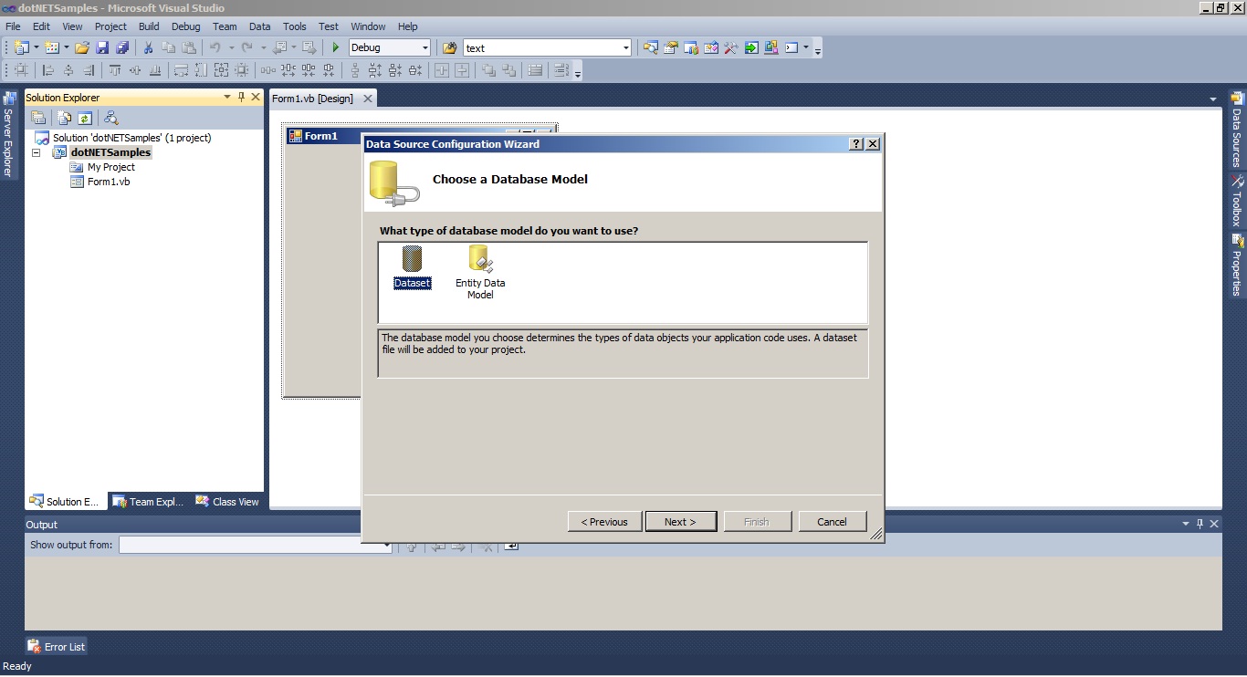 Dystopian Code: Creating and Populating a Local Database in Visual Studio 2010 using Microsoft ...