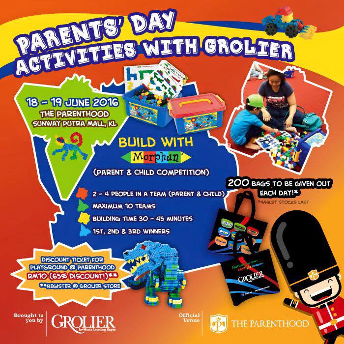 5 Little Angels: Parents' Day Activities with Grolier at the Parenthood