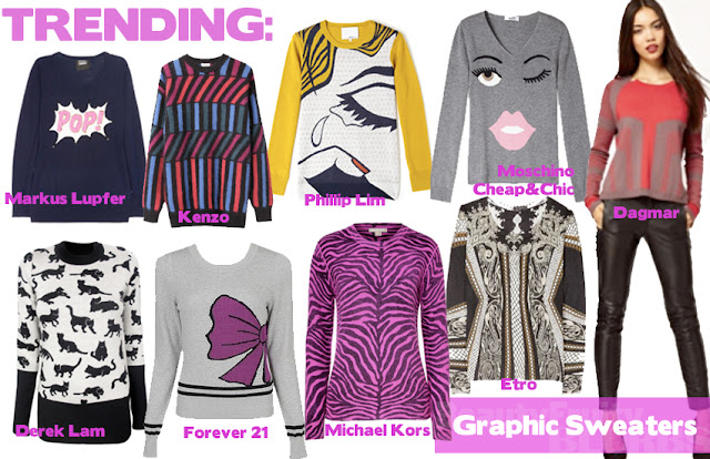 BeautyFruityBlurbs: Trend: Graphic Sweaters