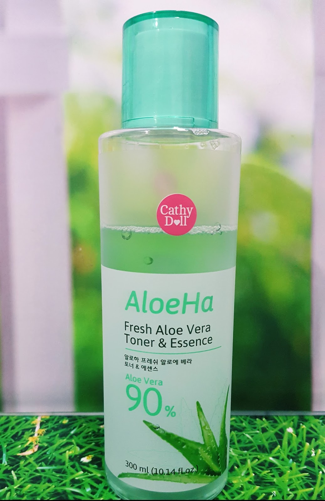 CATHY DOLL ALOE HA FRESH ALOE VERA TONER & ESSENCE REVIEW