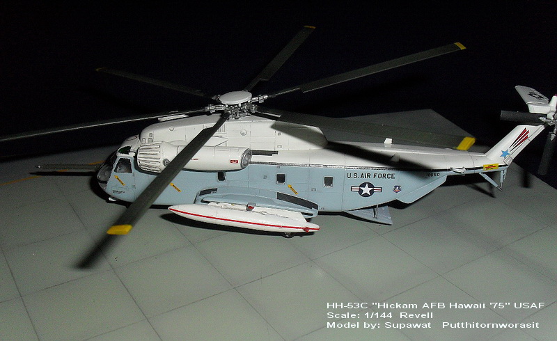 Thailandscale144: 1/144 Sikorsky HH-53C "Hickam AFB,Hawaii '75" USAF