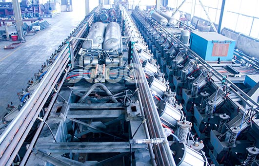 Anode busbar jacking frame cylinder using conditions