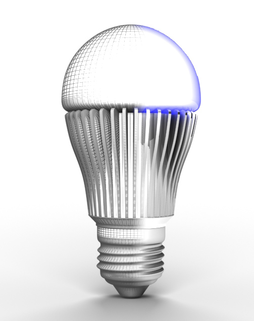 Diseñador Grafico - Modelador 3D: Foco LED 3D