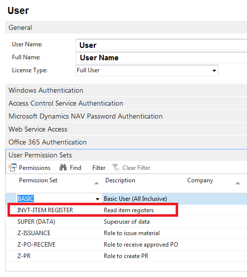 About Computer: Navision Permission Set Security Hole
