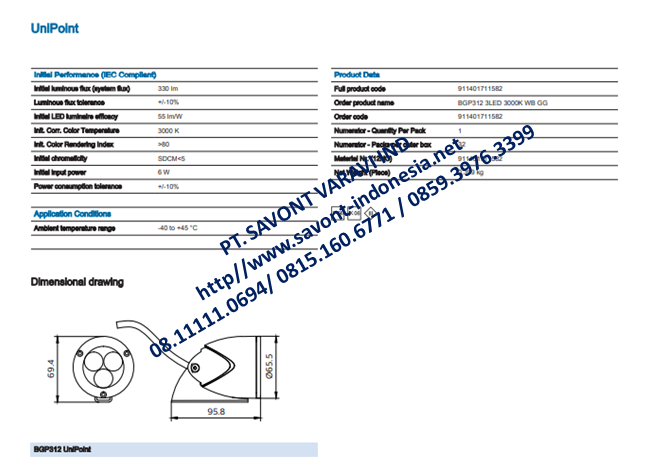 BGP312 3LED 3000K WB GG | DISTRIBUTOR RESMI LAMPU PHILIPS - ALL ABOUT ...
