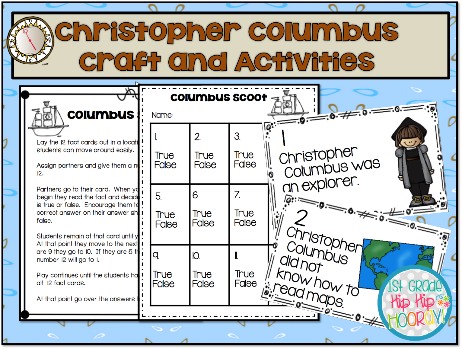 1st Grade Hip Hip Hooray!: Who WAS Christopher Columbus?