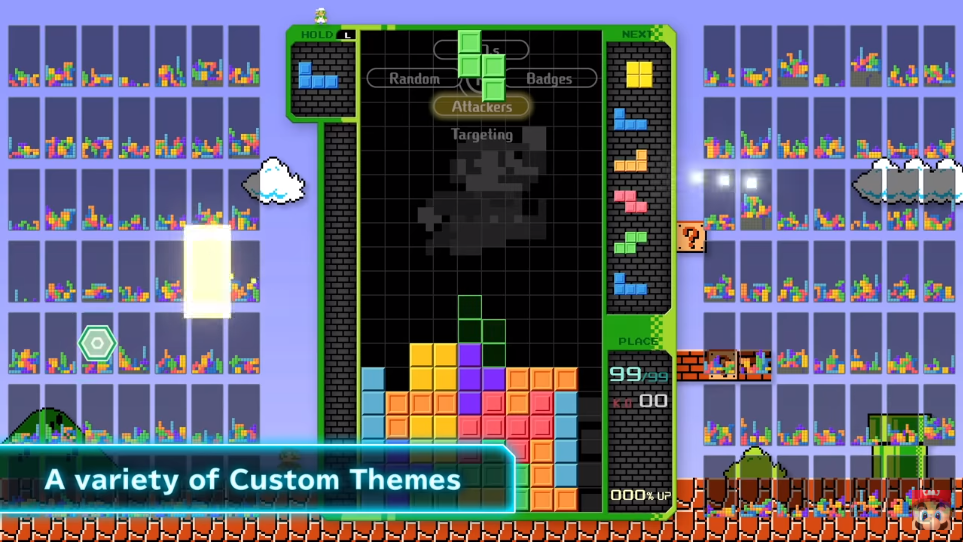 Tetrominos e Super Mario se encontram mais uma vez em Tetris 99 (Switch)