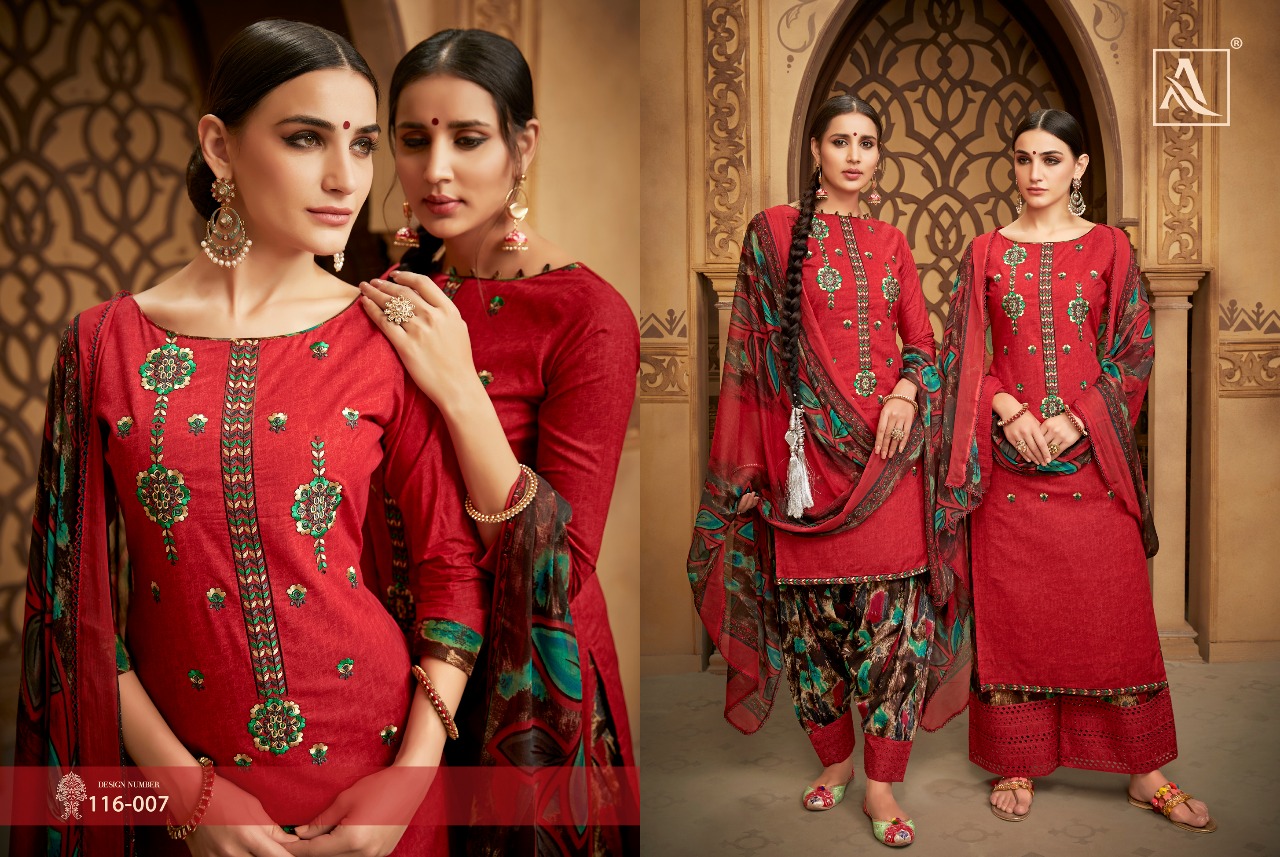 SOHNI PUNJABAN CLASSY DESIGN PATIYALA PRINTED SALWAR SUIT - MANSI GARMENTS